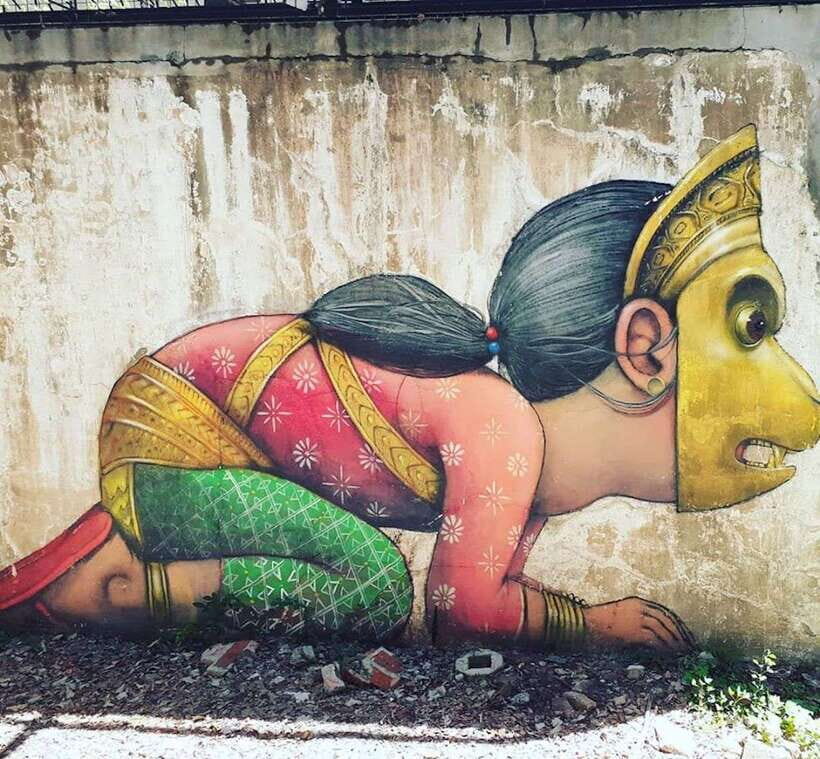 An Afternoon of Contemporary Art in Phnom Penh by Tuk Tuk - The Murals: Street Art with a Voice