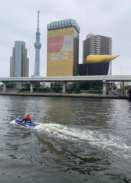 Asakusa : explore tokyo bay and canals by jet skis - Detailed Breakdown of the Itinerary
