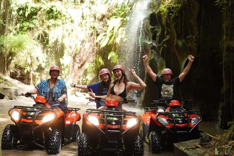 Bali ATV ride through River, Cave, Waterfall + Free Tour - The Itinerary in Detail