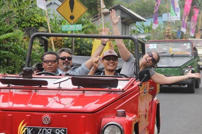 Bali VW Jeep Tour: Rice Terrace, Waterfall, Garden View - In-Depth Itinerary Breakdown