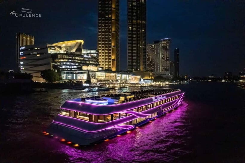 Bangkok: Celebrate New Year Opulence Dinner Cruise - The Route and Landmarks