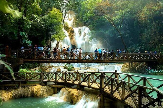 Bike to Kuangsi Waterfall and Cruise the Mekong River Back - Luang Prabang 1 day - Key Points