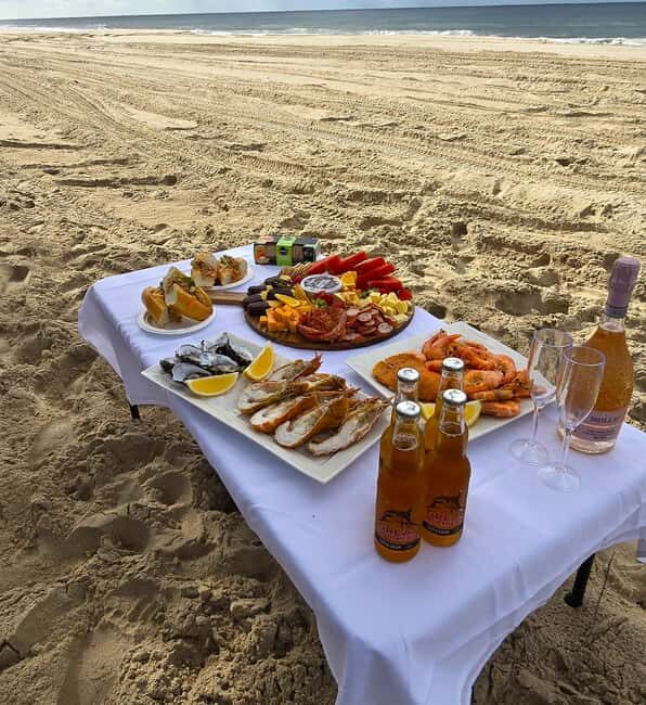 Bribie Island: Sea to Table 4WD, Kayak, & Seafood Lunch Tour - Kayaking in Norfolk Lagoon