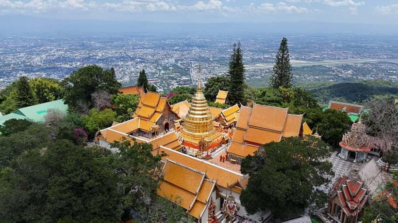 ChiangMai: Doi Suthep Temple, Orchid Farm & Sticky Waterfall - Exploring Wat Pha Lat: A Hidden Jungle Gem