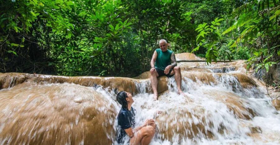 Climb Sticky Waterfall Like Spiderman - The Waterfall: Thailand’s Only Sticky Limestone Formation