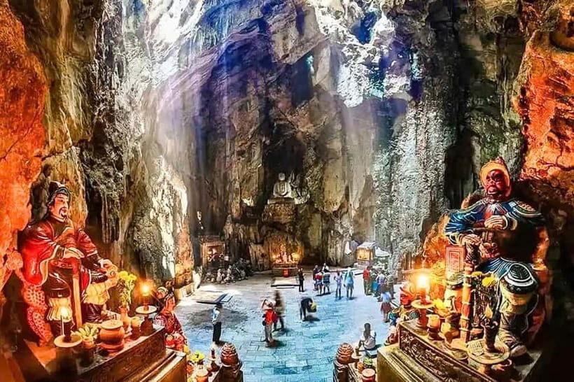 Da Nang: Marble Mountain, Monkey Mountain & Am Phu Cave Tour - Exploring the Highlights in Detail