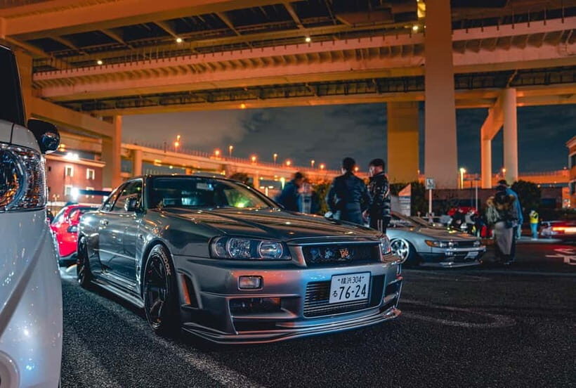 Daikoku & Tokyo Private JDM Tour by 700HP R34 GT-R - An In-Depth Look at the Tour