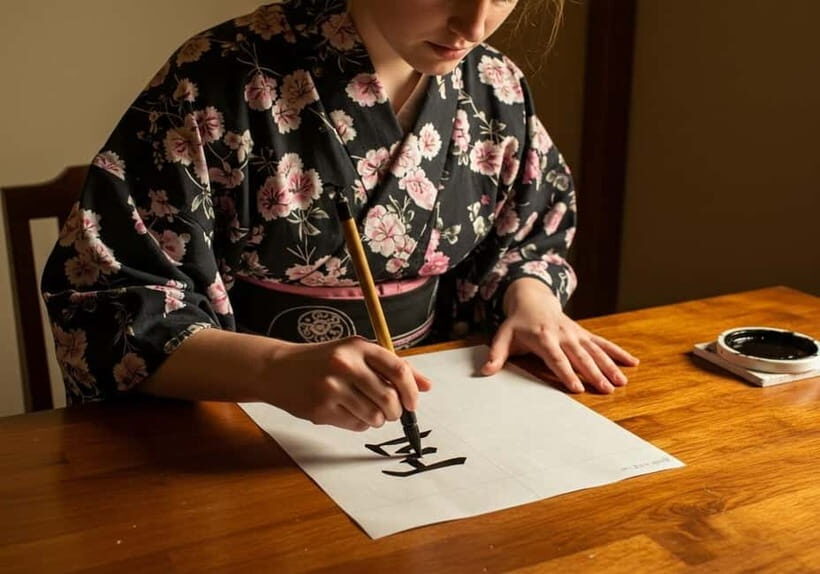 Ginza : Japanese Calligraphy Workshop - Analyzing the Value and Experience