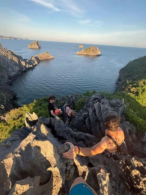 Ha Long: 2 days Lan Ha Bay - hiking, biking, kayaking - Day 1: Cruising, Kayaking, and Night Adventures