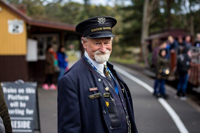 Half-Day Puffing Billy Steam Train Experience w optional Penguins - Interactive Visitor Centre and Emerald Lake Park