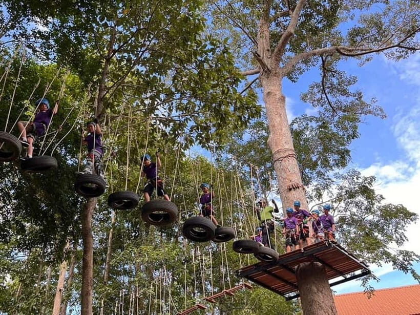 Hua Hin Tree Top Zipline Adventure and Canopy Rope Challenge - What’s Included and How It Works