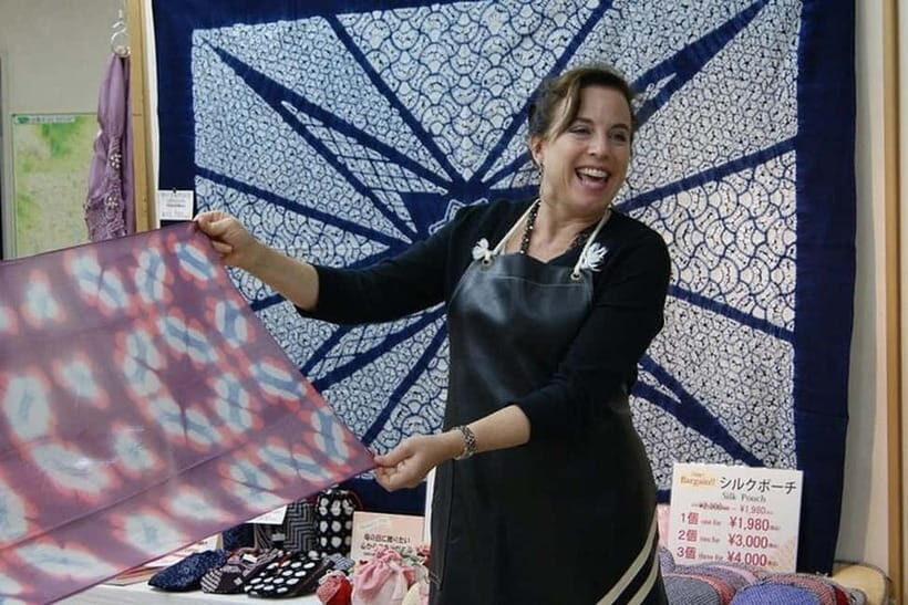 Itajime Shibori Scarf Class at Kyoto Shibori Museum - Value for Money