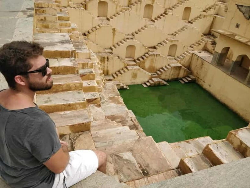 Jaipur: Half-Day Amer Fort, Jal Mahal & Stepwell Tour - Detailed Breakdown of the Itinerary