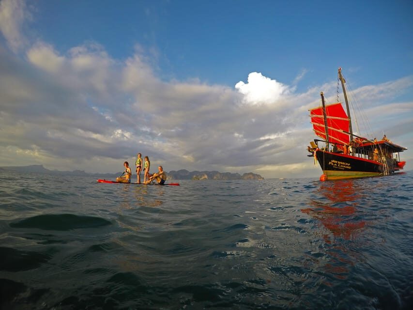 Krabi: 4-Island Sunset Snorkeling Tour & Bioluminescent Swim - Exploring the Islands: Chicken & Poda