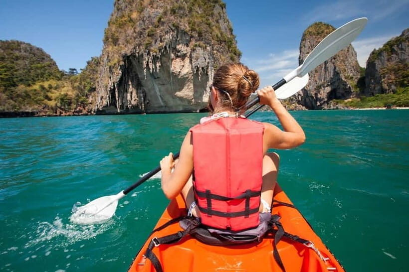 Krabi: Hong Island Longtail Boat & Kayak Tour w Buffet Lunch - The Itinerary in Detail