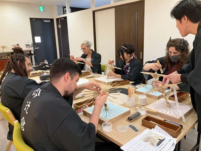 Kyoto: Traditional Mini Umbrella Making Workshop - What You Can Expect