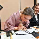 Learning Shodo with a kimono and Trying Samurai Calligraphy - What to Expect: A Step-by-Step Breakdown