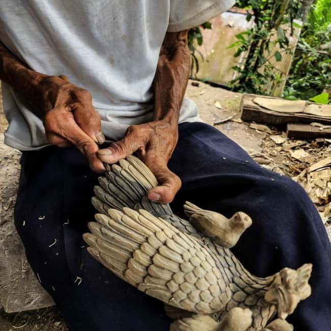 Mas Village Wood Carvings class with Local artist - Authentic, Value-Driven Craftsmanship
