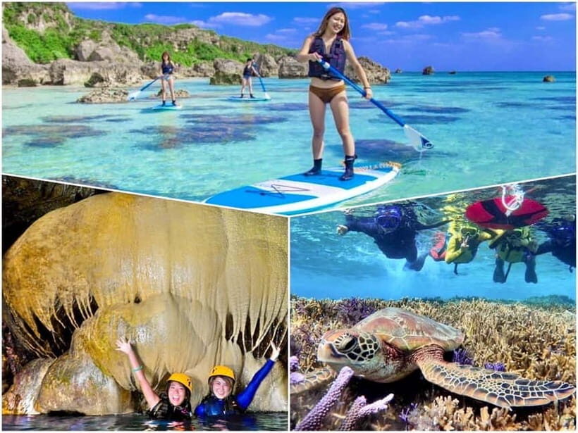 Miyako island: 3 sets! Snorkeling/Limestone Caving/Beach SUP - Itinerary Breakdown: What to Expect