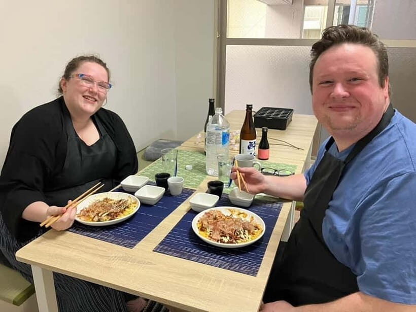 Osaka : Cooking Class Okonomiyaki & Takoyaki course in Nanba - Practical Tips for Participating