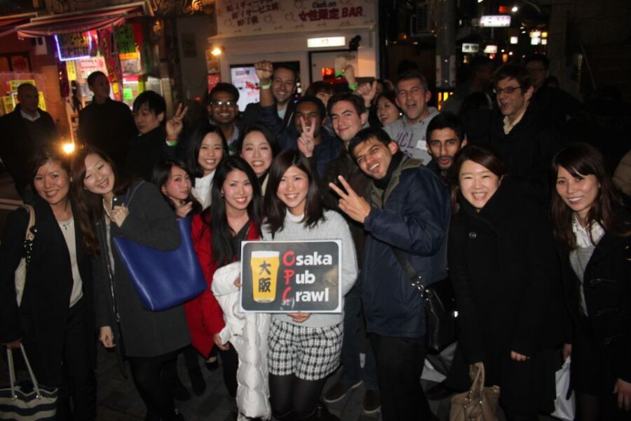 Osaka: Guided Pub Crawl - Authenticity and Crowd Experience