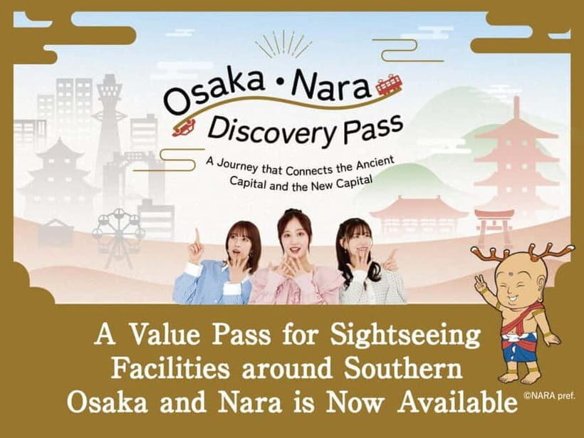 Osaka-Nara: 2-Day Discovery Pass - What’s Included and What’s Not
