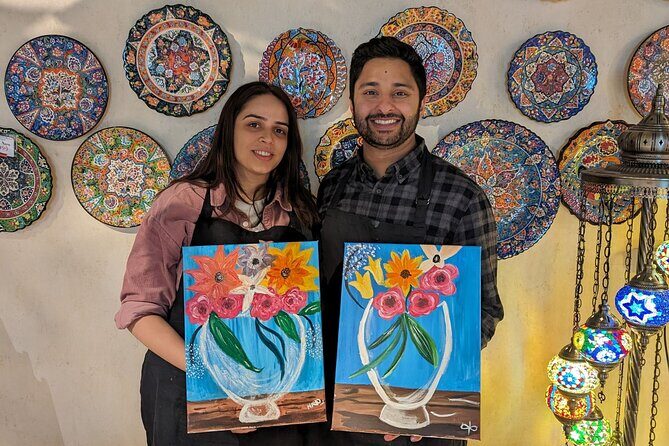Paint and Sip Classes Melbourne: Acrylic Art, Canvas & Wine - Breakdown of the Experience