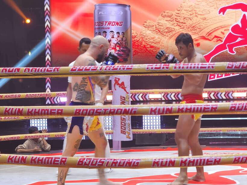 Phnom Penh:Kun Khmer Kickboxing Match at National TV Stadium - The Venue: National TV Stadium