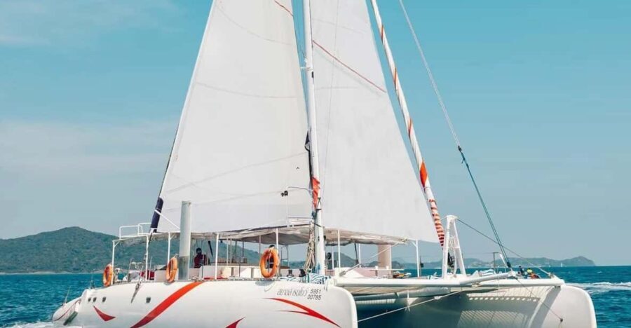 PHUKET: Catamaran CORAL+RACHA with Waterslide&Lunch&transfer - Racha Island: Serenity and Snorkeling