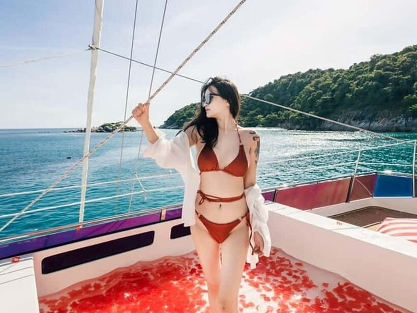 Phuket: Coral and Racha Island Yacht Tour with Lunch - Board the Luxury Yacht