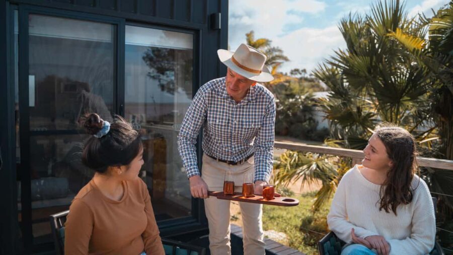 Pink Lake Tiny House Stay - BBQ Dinner & Campfire Experience - The Experience: An Evening of Natural Beauty and Cozy Comfort