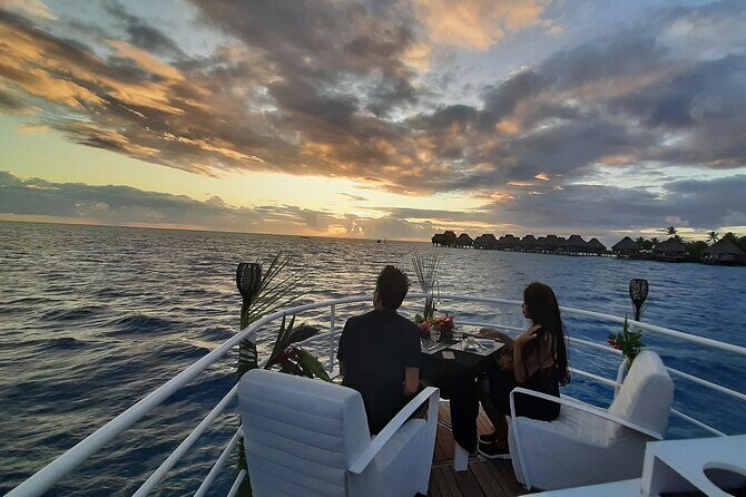 private sunset on the beautiful bora bora lagoon - The Itinerary in Detail