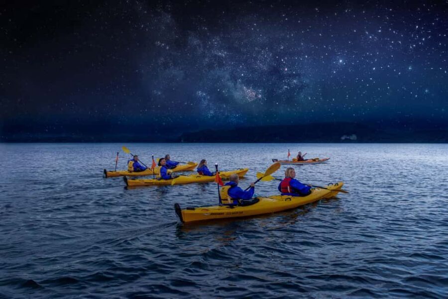 Rotorua: Evening Starlight Gourmet Kayak Tour with dinner - Key Points