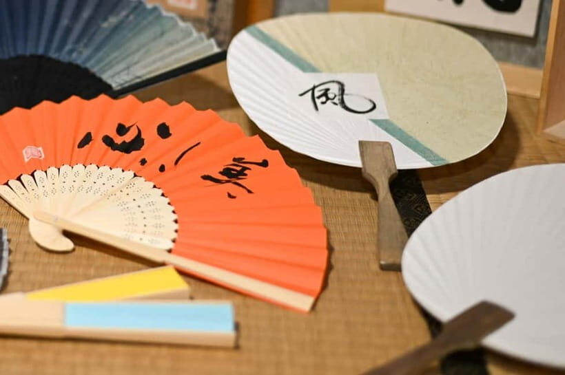 Sekigahara: Calligraphy Workshop with Uchiwa or Sensu - What the Workshop Entails