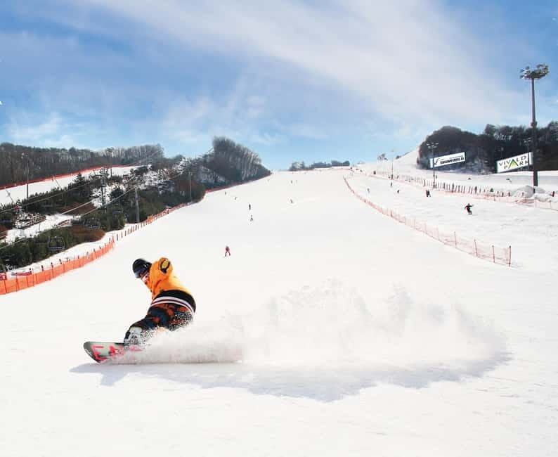 Seoul: Vivaldi Park Winter Ski with Eobi Ice Valley Day Tour - Transition to Vivaldi Park Ski World