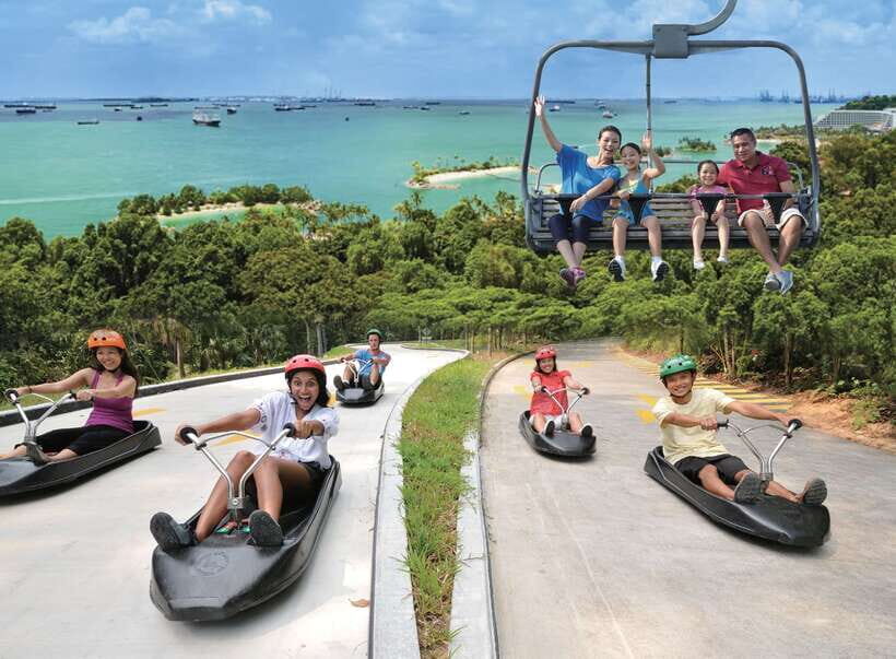 Singapore: Skyline Luge Sentosa Entry Ticket - The Tracks: Four Distinct Experiences