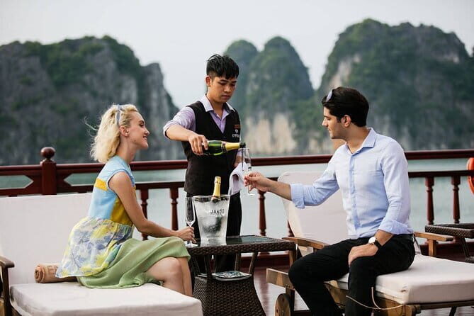 Sunset cocktail and dinner on the Emperor cruise on Nha Trang Bay - What Makes This Cruise Special
