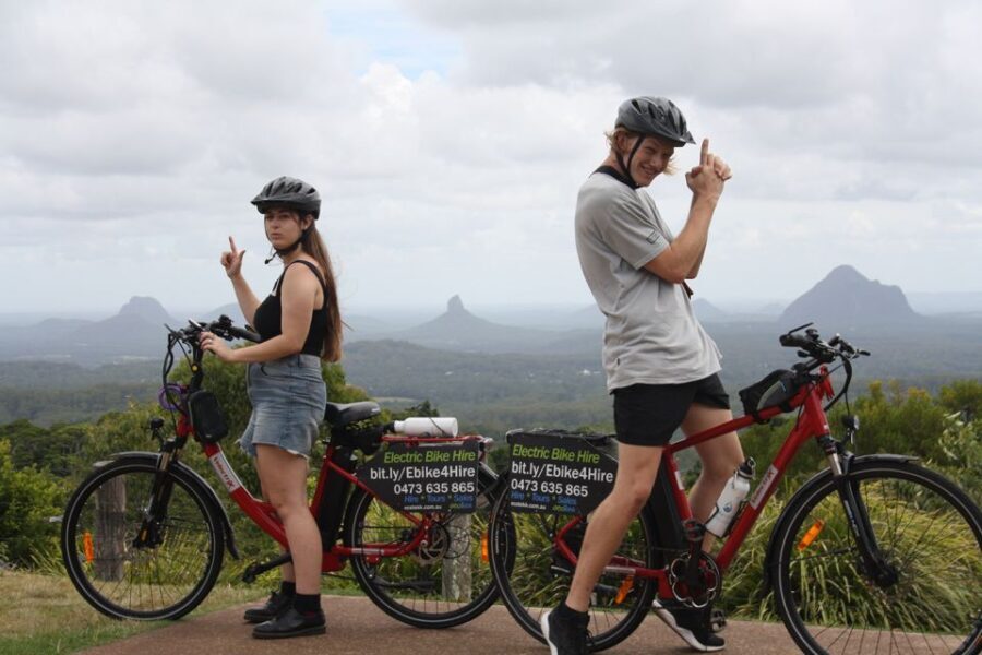 Sunshine Coast: Maleny Magic Guided e-Bike Tour - Breathtaking Views of the Glass House Mountains