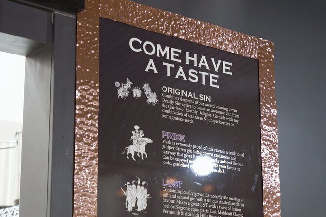 Swan Valley Gin Distillery Tasting - The Experience Environment & Logistics