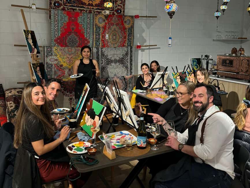Sydney: Paint and Sip Classes - Acrylic, Canvas & Wine - The Itinerary and Themes