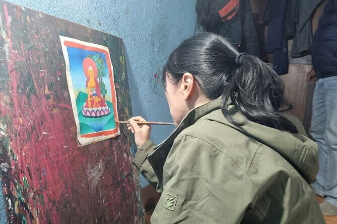 Thangka Painting Workshop - The Workshop Setting: A Close, Personal Encounter
