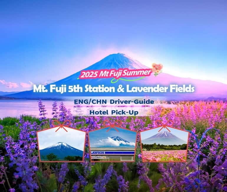 Tokyo Summer: Mt Fuji 5th Station& Kawaguchiko Lavender Trip - What You’ll See and Do