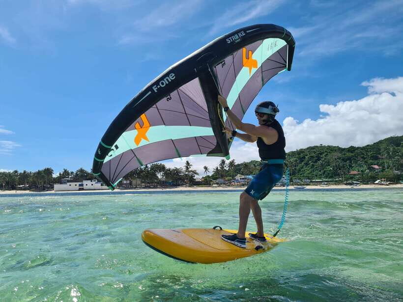 Try Wingfoiling in Boracay - The Experience in Detail: From Sand to Surf