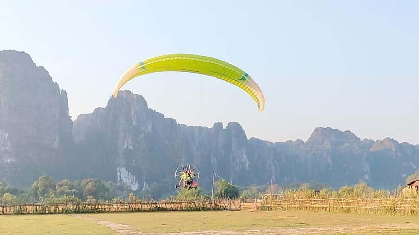 Vang Vieng: Paragliding Experience with Hotel Pickup - What to Expect During the Tour