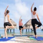 Yoga on the paradise beach of Manava Moorea - What to expect during the yoga session
