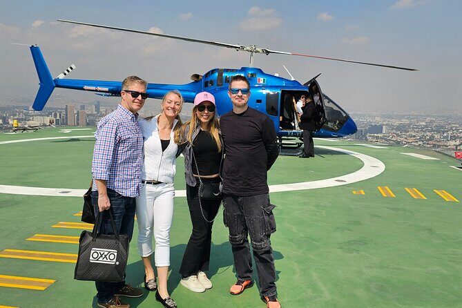 1hr Private Helicopter Tour - Mexico City & Teotihuacan Pyramids - The Itinerary in Detail
