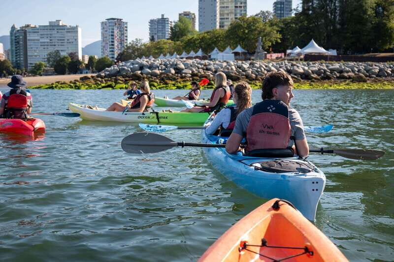 3 Hour Kayak in Vancouver with Coffee on the Beach - The Scenic Route and Landmarks