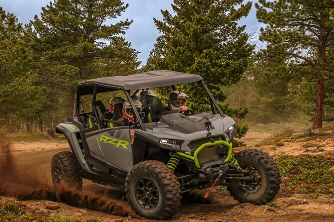 4 passenger UTV ride on mountain trail in Estes Park - Authentic Scenic Highlights