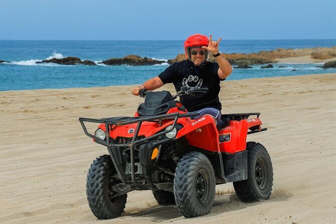 Activity driving a Simple ATV in Dunes and Beach - Exploring the Cabo ATV Experience