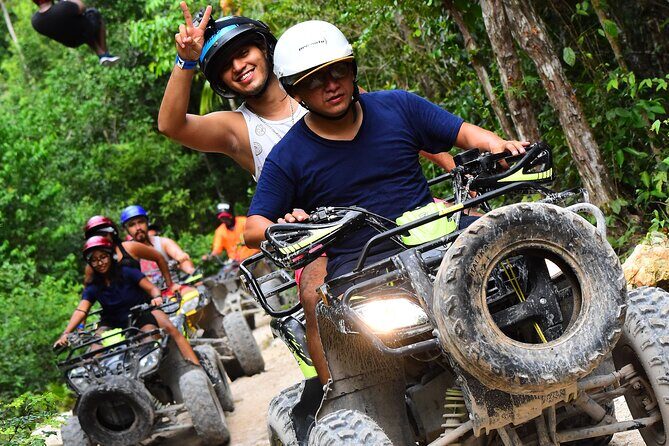 Adrenaline Combo 3 in 1 - ATV'S, (Shared), Ziplines & Cenote from Cancún - Authentic Experiences and Common Feedback